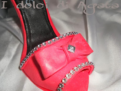 I dolci di Agata... e non solo !!!: Cake topper scarpa Guess