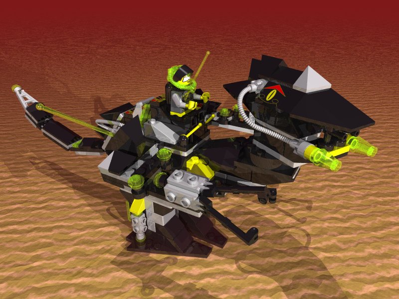 Ray-Traced Lego Mania: 2152 - Robo Raptor