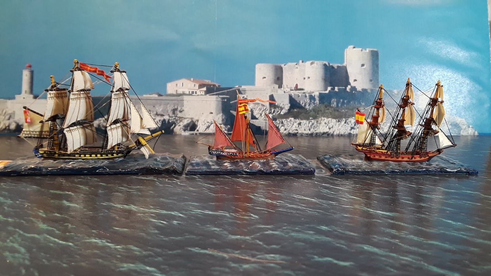 A Miniatures Hobby Room: Davco 18 Gun Spanish Xebec