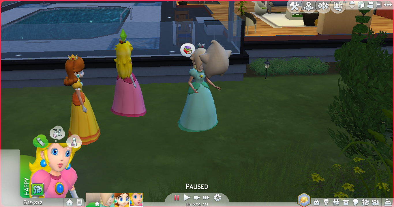 My Sims 4 Blog: Mario Princess Costumes by Cepzid Sims