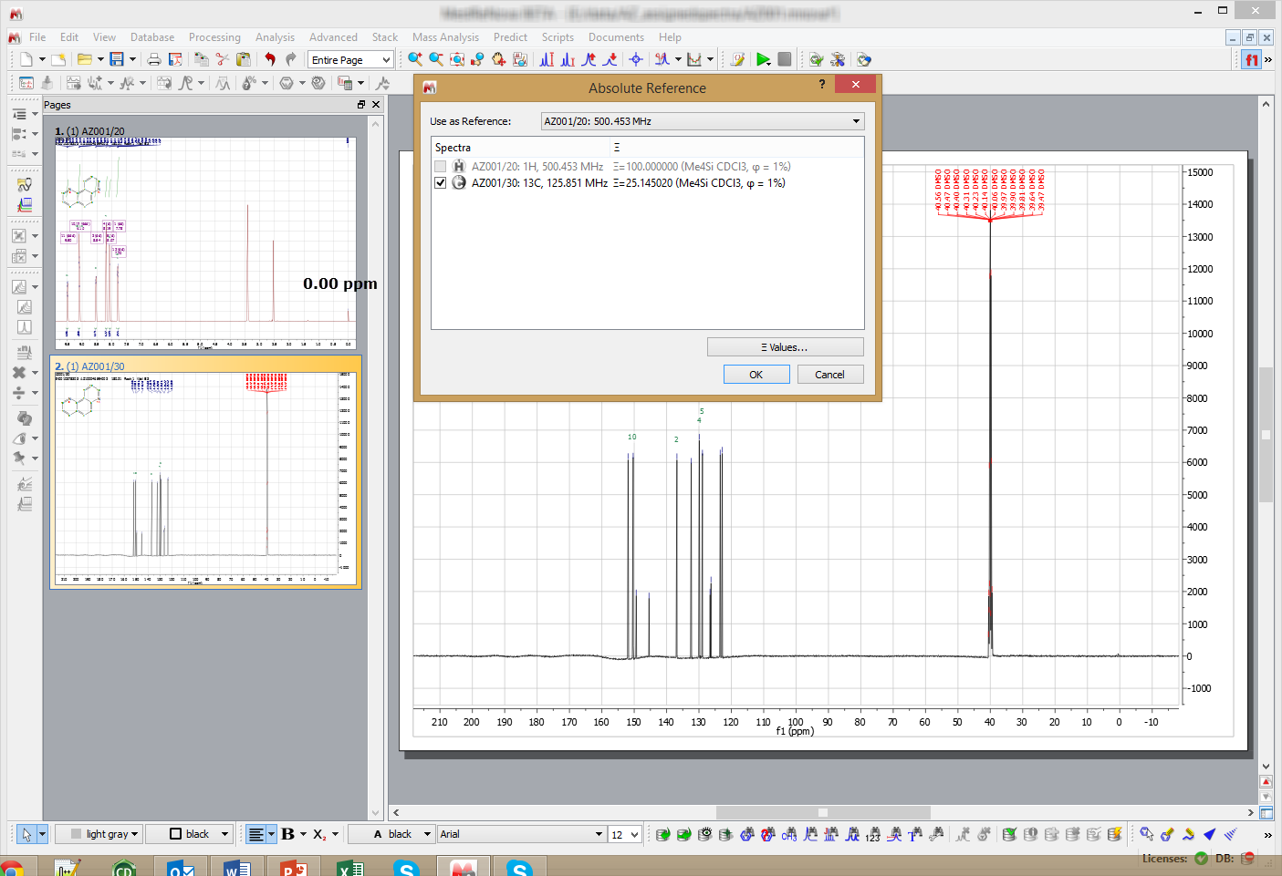 NMR Analysis, Processing and Prediction: 2014