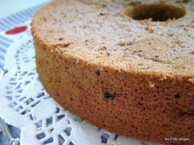 Blueberry Chiffon Cake
