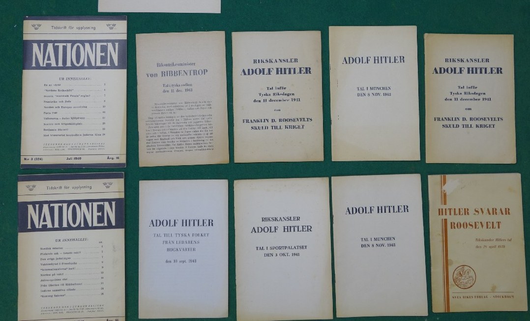 BR Militaria - WarCollector: Qusling, NS (Nasjonal Samling) & vinyl lot