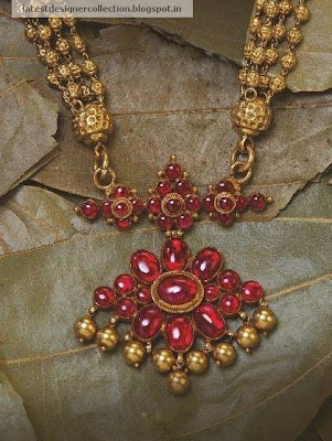 Extraordinary Ruby Temple Jewellery from ARNAV ~ Latest Indian Clothing ...