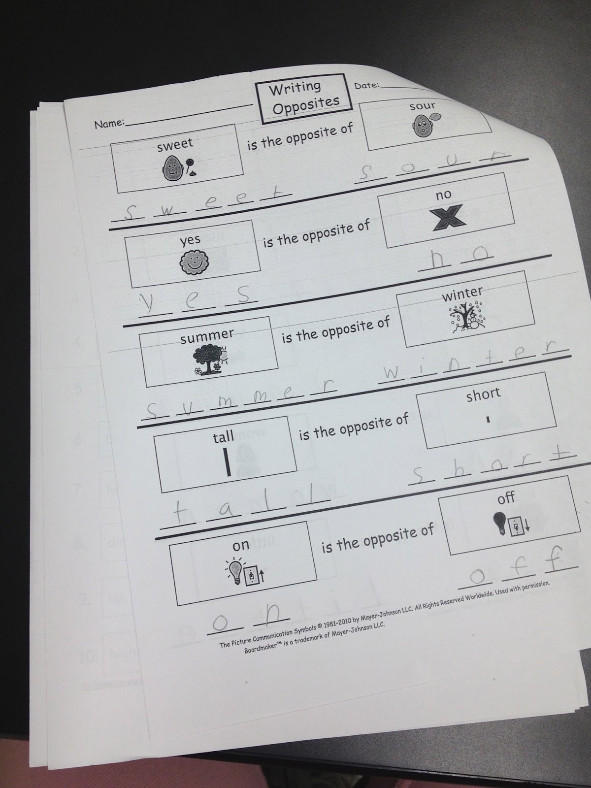 Autism Tank: Opposites!