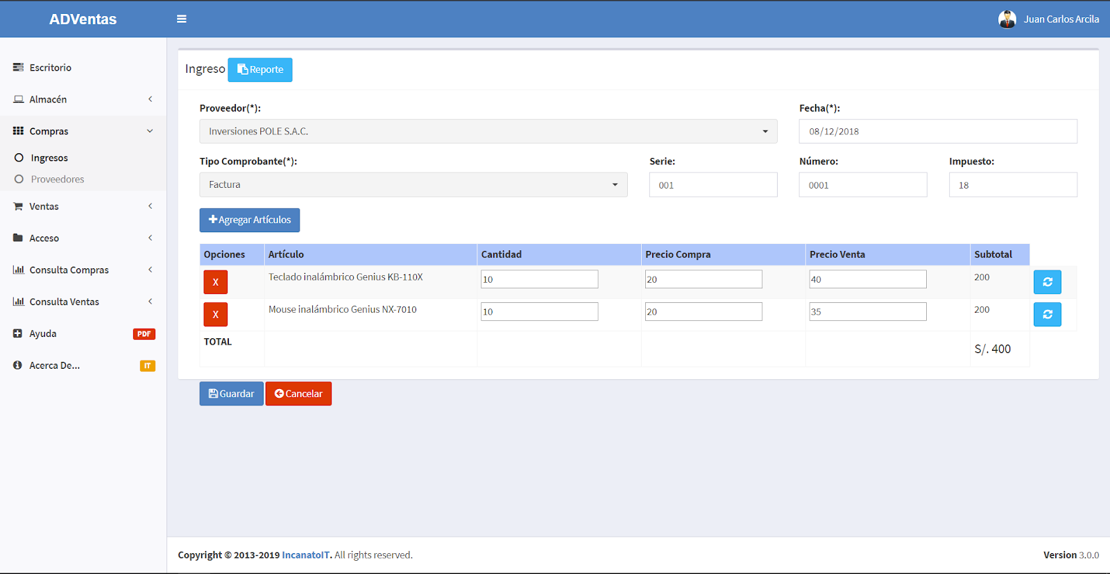 Código Sistema de Compras, Ventas en PHP 7 y Mysql (Código de Barras ...