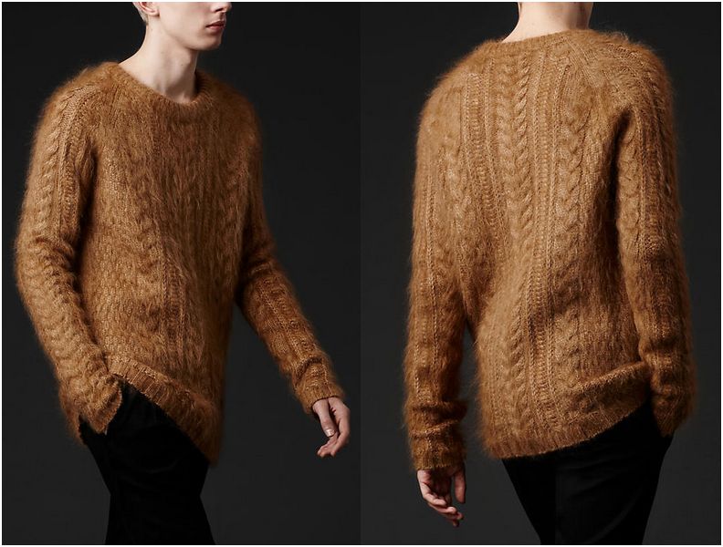 Style For Guys: Keep calm and stroke the furry jumper.