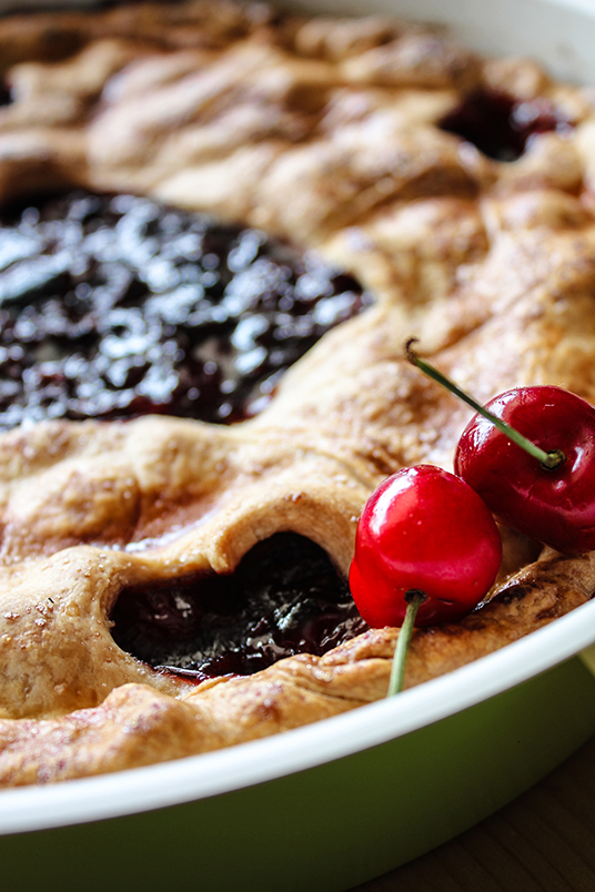 Donkey and the Carrot: Two ways cherry pie, a light cherry syrup and ...