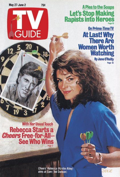 TV Guide Covers: Cheers (1982-1993)