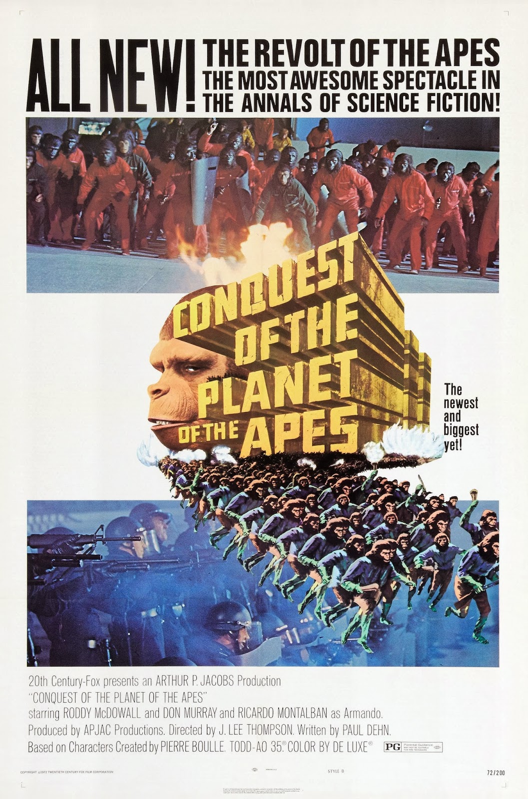 Conquest of the Planet of the Apes Unrated Blu-Ray Review ~ Ranting Ray ...