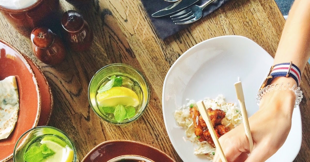 Fast Food und traditionelle Essen