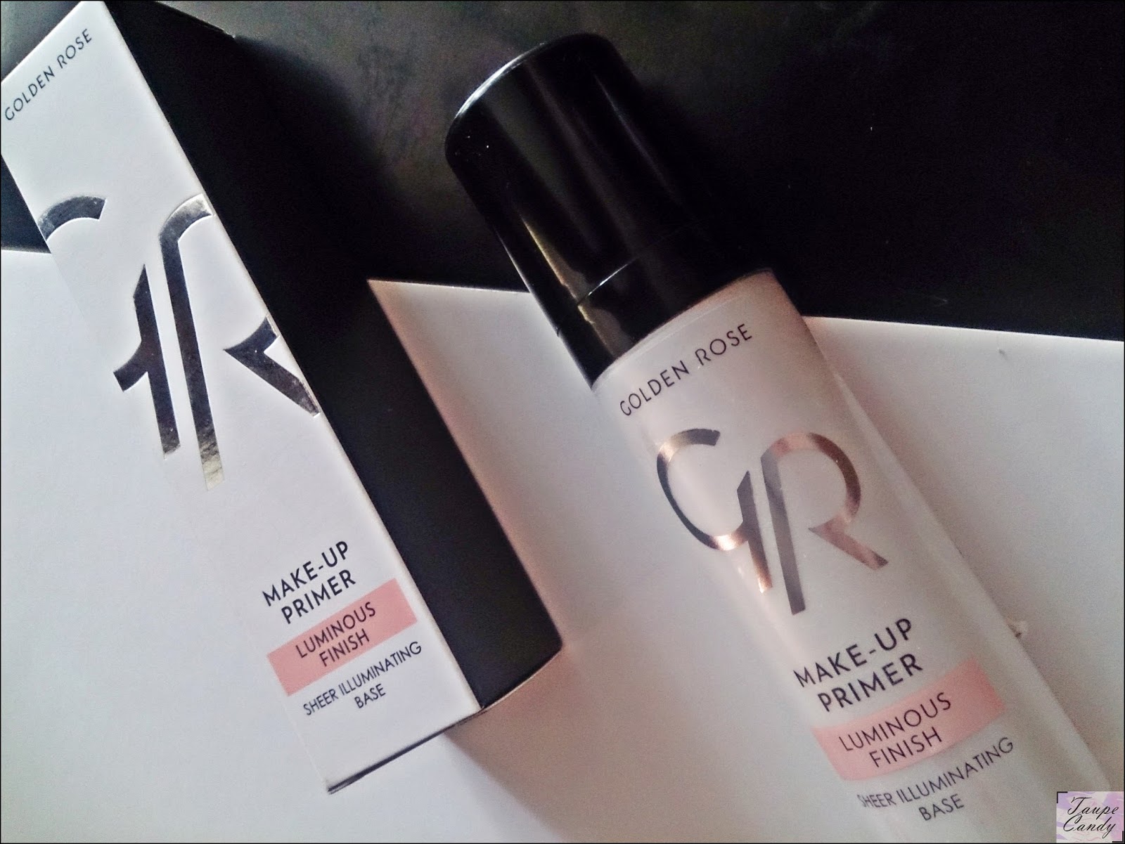 Golden Rose prajmer za lice sa blistavim efektom - Taupe Candy