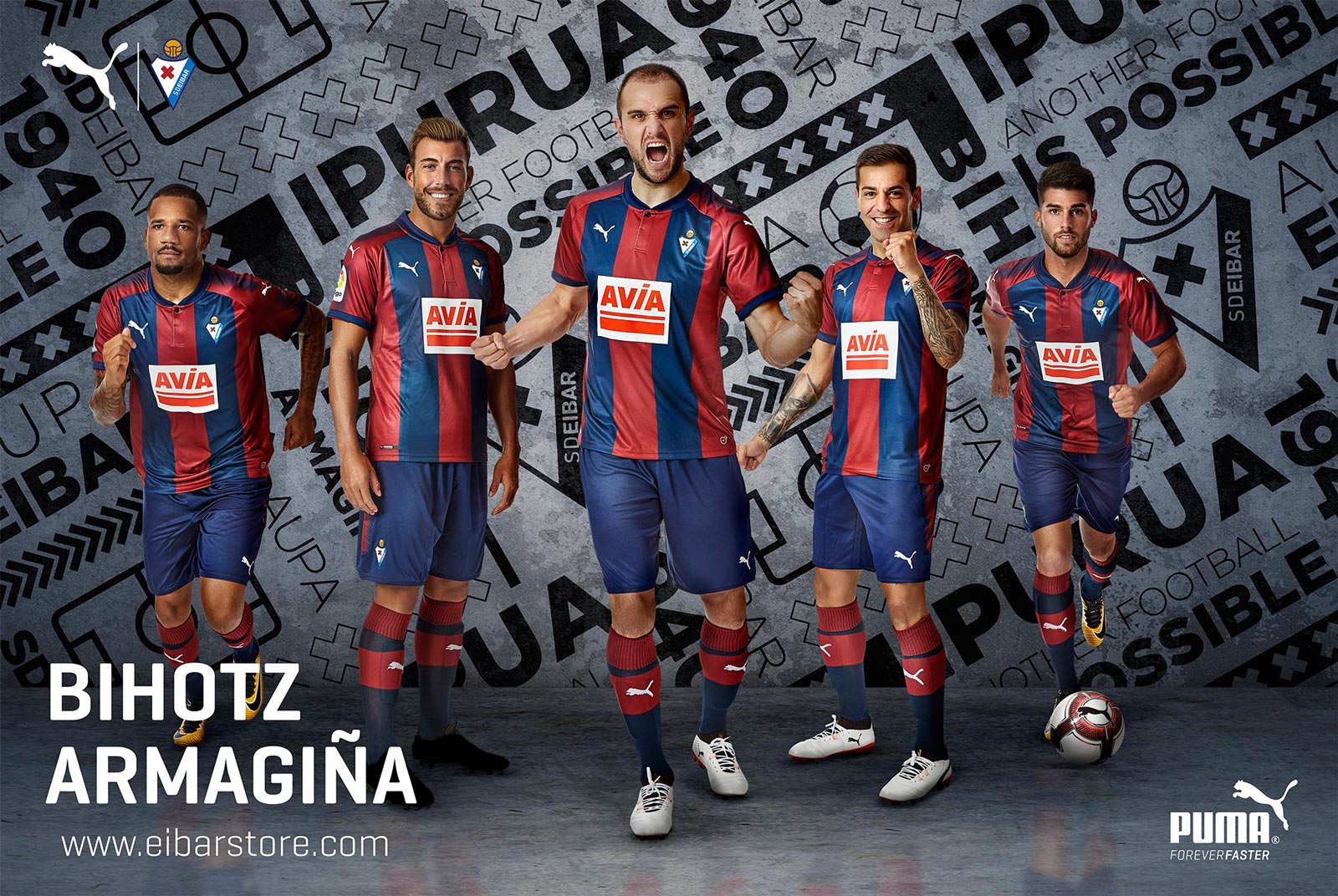 Eibar 17-18 Home Kit Revealed - Footy Headlines