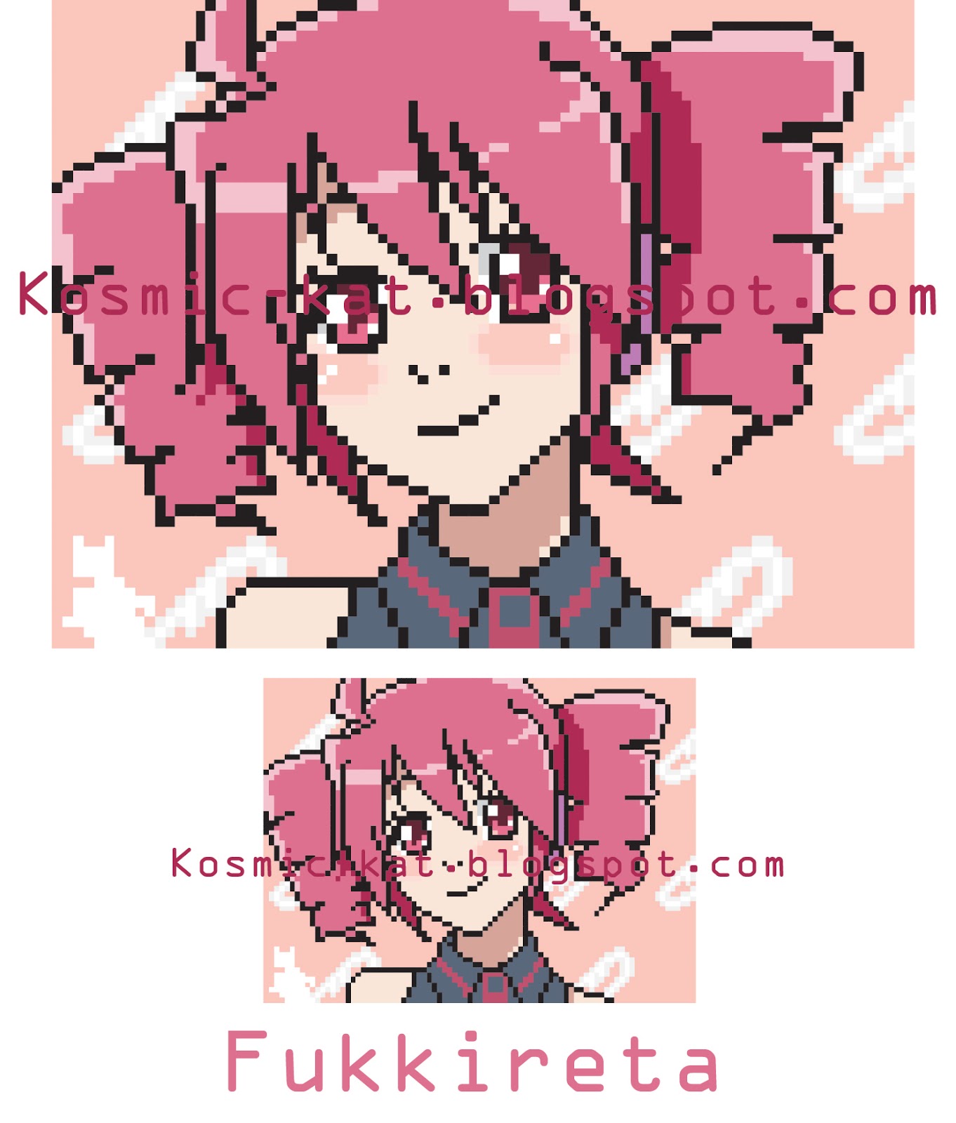piq - pixel art | "Teto Kasane 'Fukkireta'" [100x100 pixel] by andrearawr