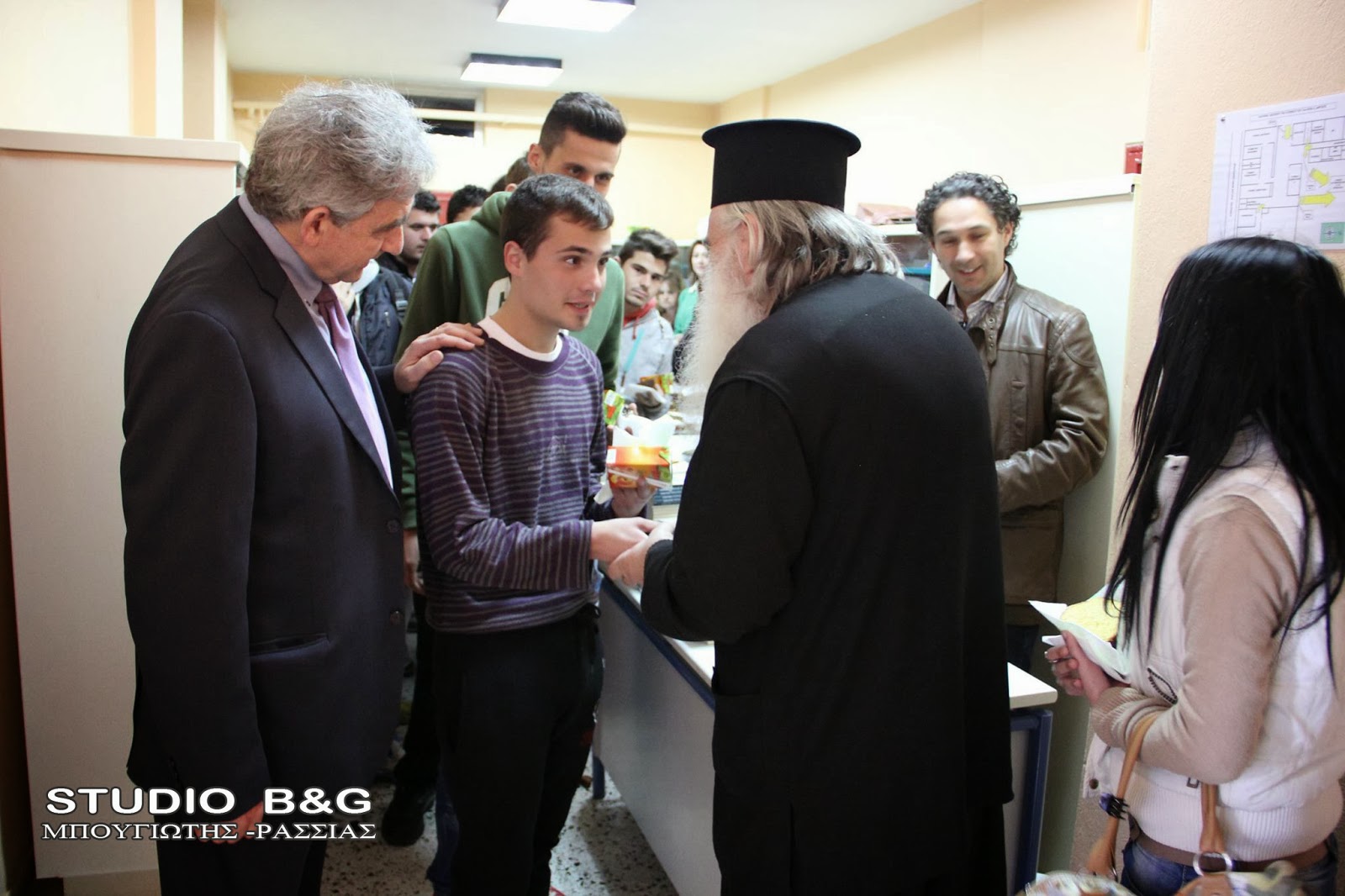 Άγιοι και Εκκλησία: Επίσκεψη του Μητροπολίτη Αργολίδος στο 1ο ΕΠΑΛ ...