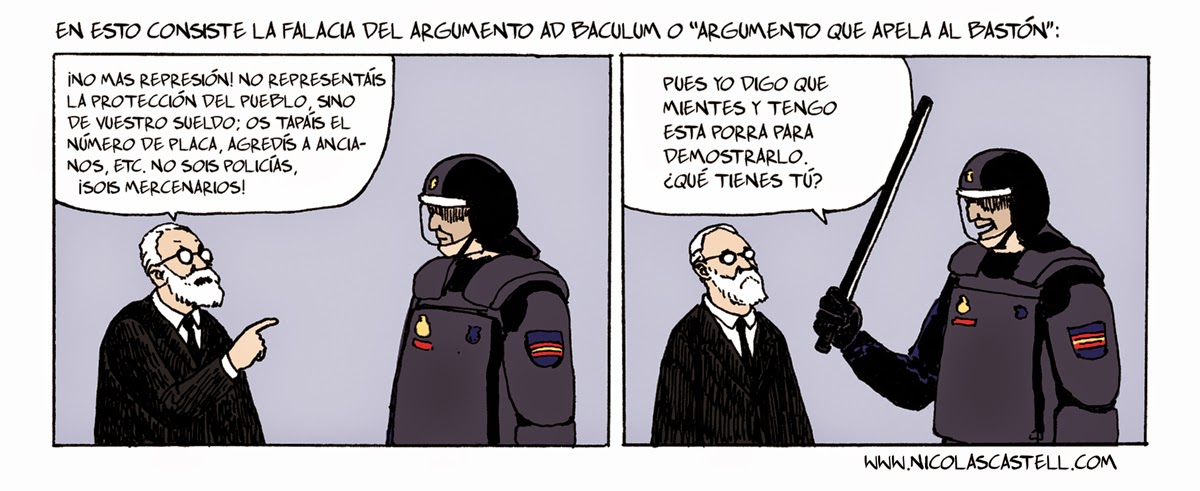 Nicolás Castell: Argumentum Ad Baculum: