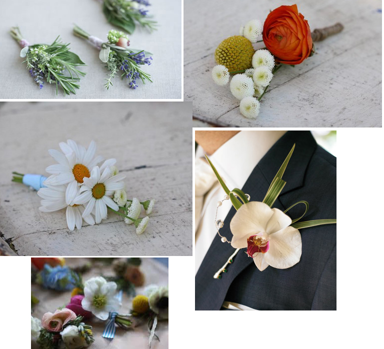 All things diy bride: DIY Buttonholes