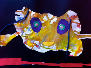 Art Project Girl: Splatter Monsters: Someone Hand Me A Tissue!