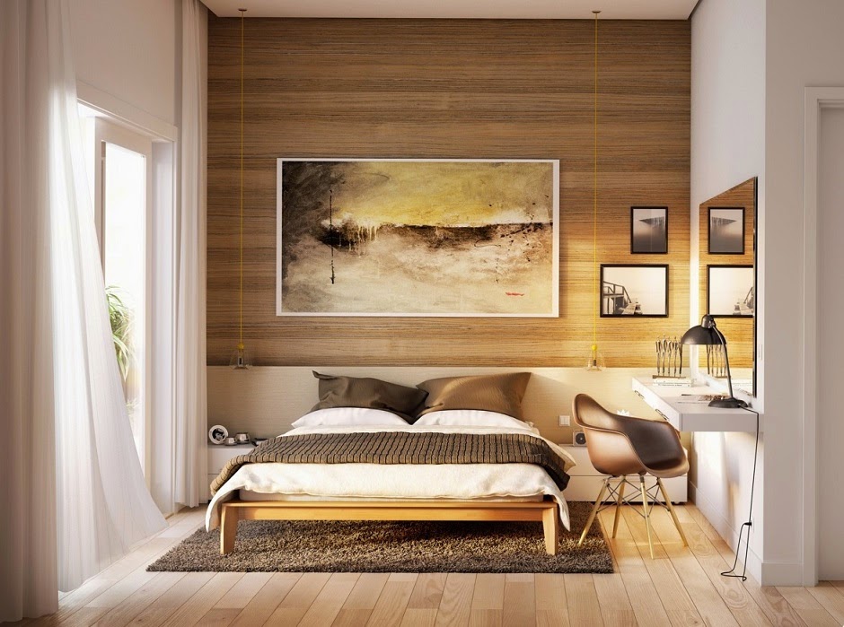 Master Bedroom With Study Section.