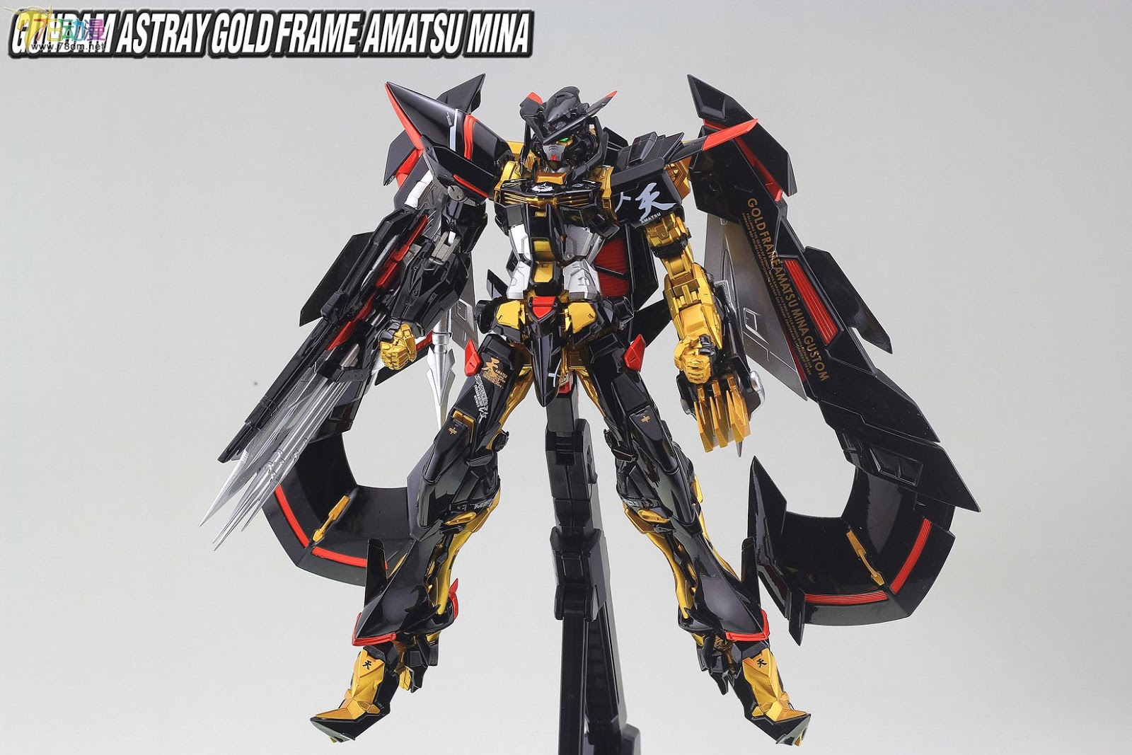 GUNDAM GUY: MG 1/100 Gundam Astray Gold Frame Amatsu Mina - Painted Build