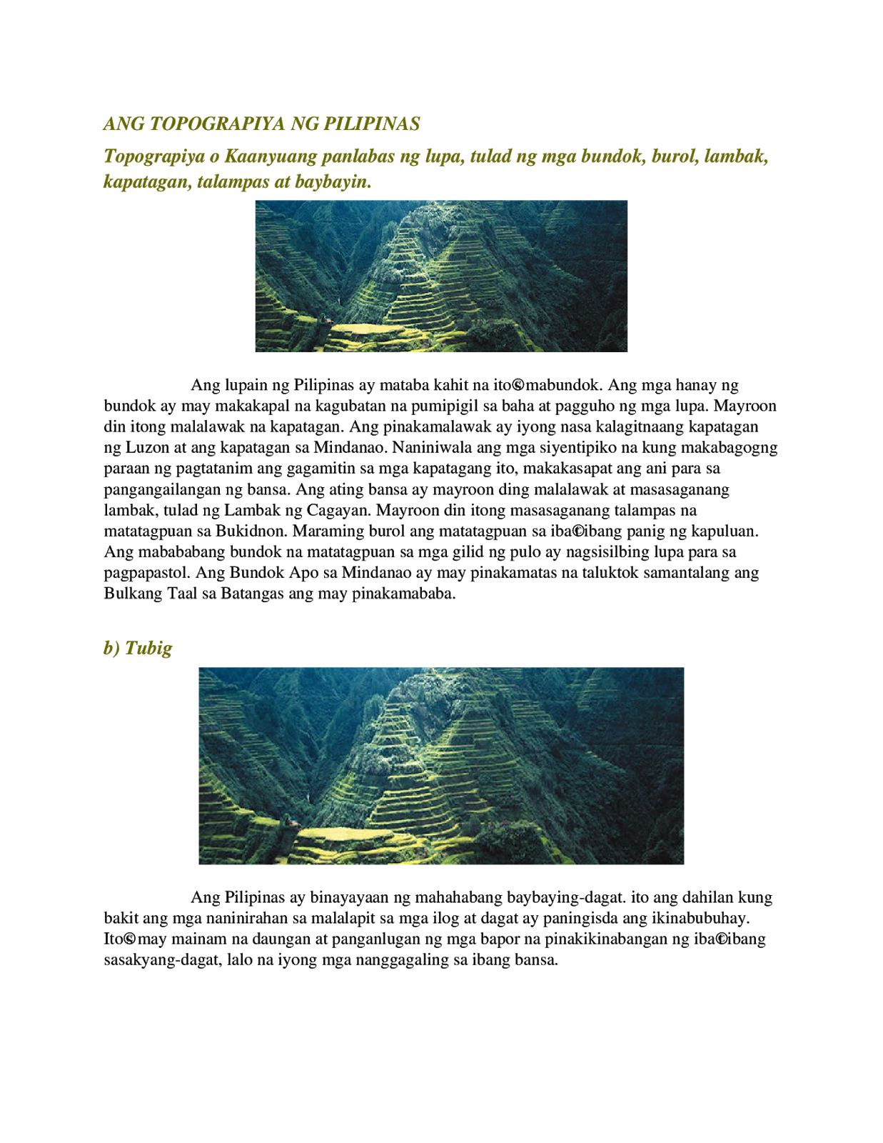 topograpiya - philippin news collections