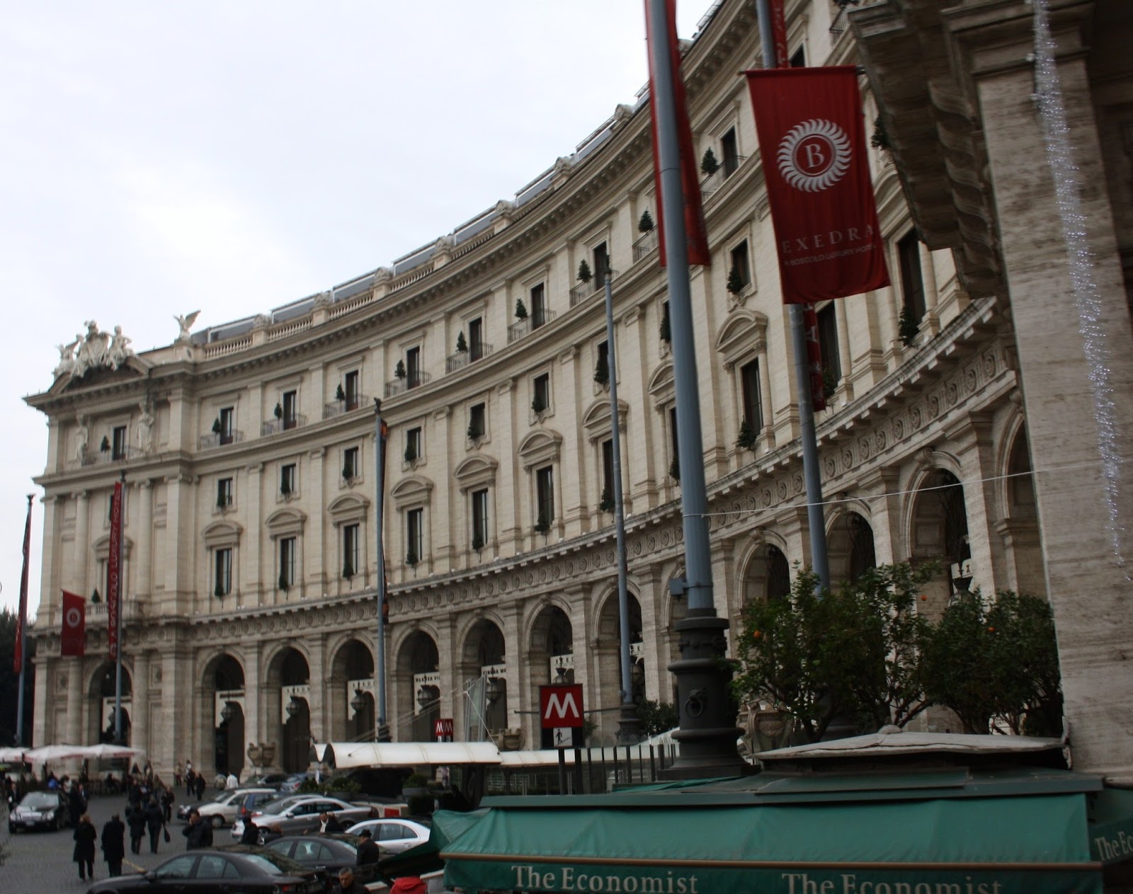 Viajar e descobrir: Itália - Roma - Hotel Boscolo Exedra Roma