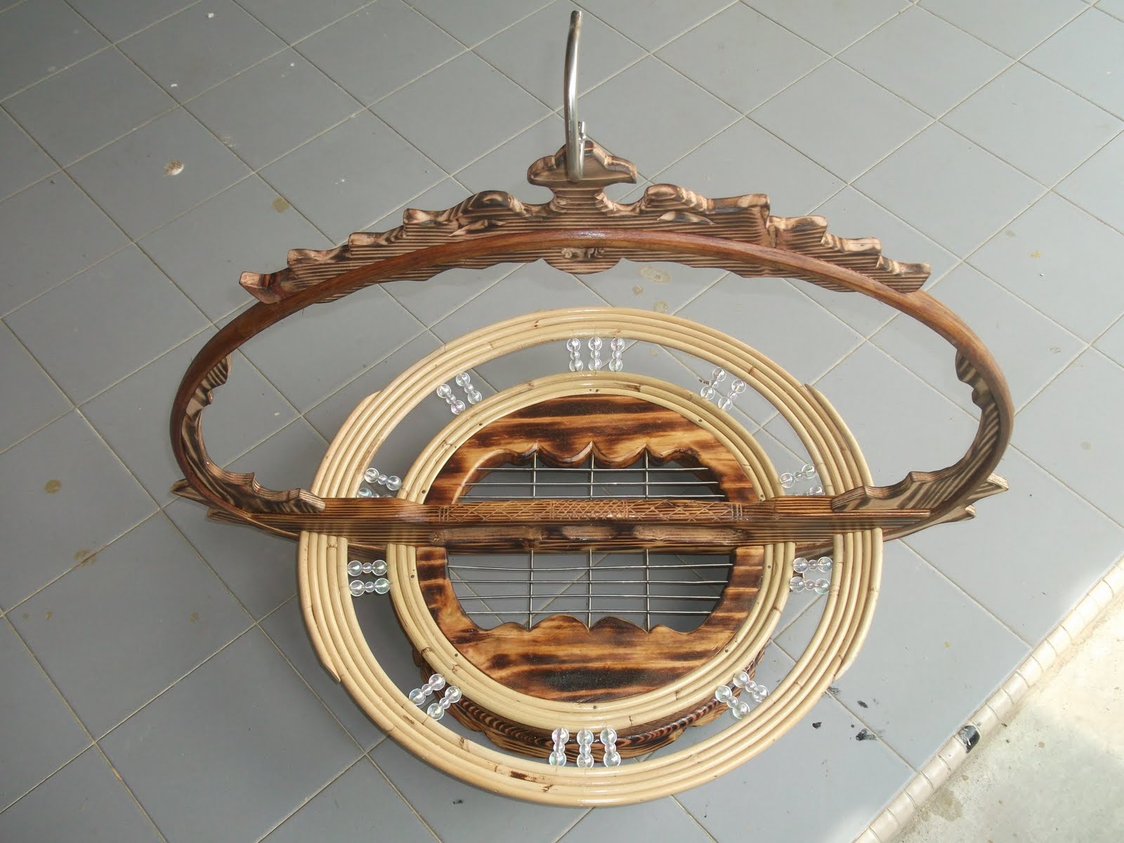 Sangkar Layang kayu bakar untuk merbok | Amat Terkukur