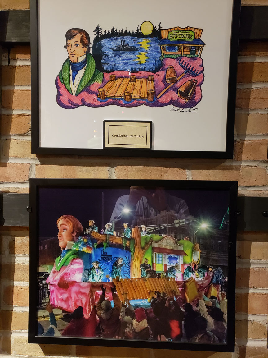 The BRENTOONS Blog: Mystic Stripers Drawings At Mobile Carnival Museum