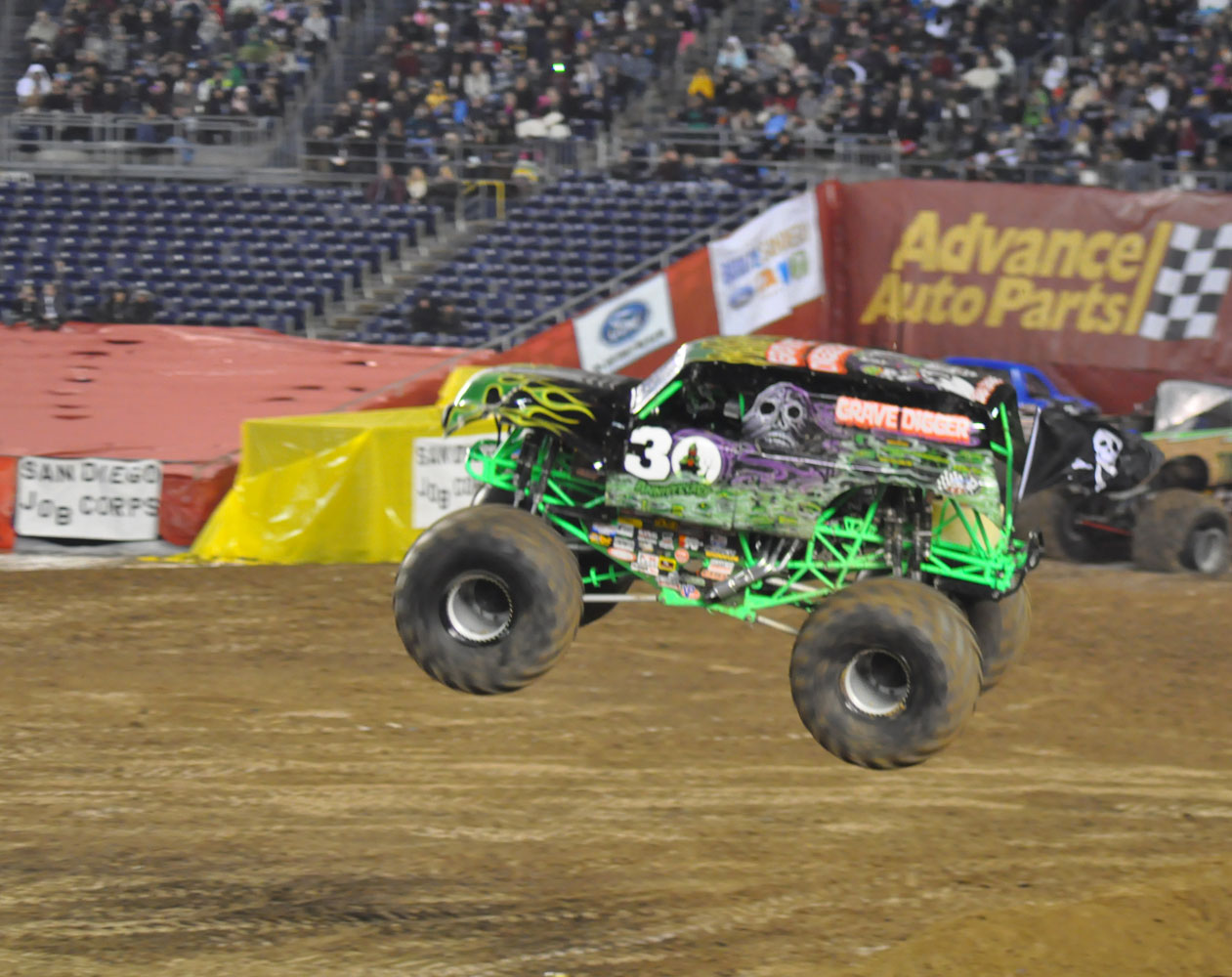 JustaCarGal: Monster Jam 2012, Freestyle Grave Digger