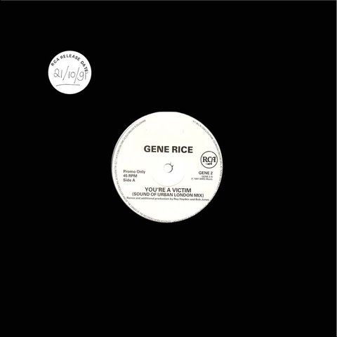 The Soul Vendor: Gene Rice - You're A Victim 1991