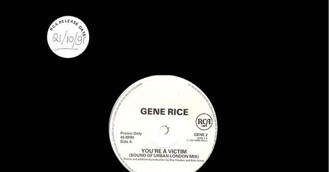 The Soul Vendor: Gene Rice - You're A Victim 1991
