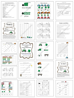 City Teacher Goes Country: Tractors Thematic Unit - Letter T