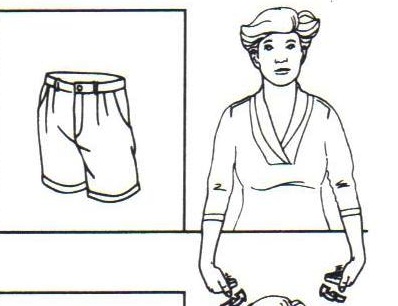 HearMyHands ASL: sign: SHORTS - it's hot here!