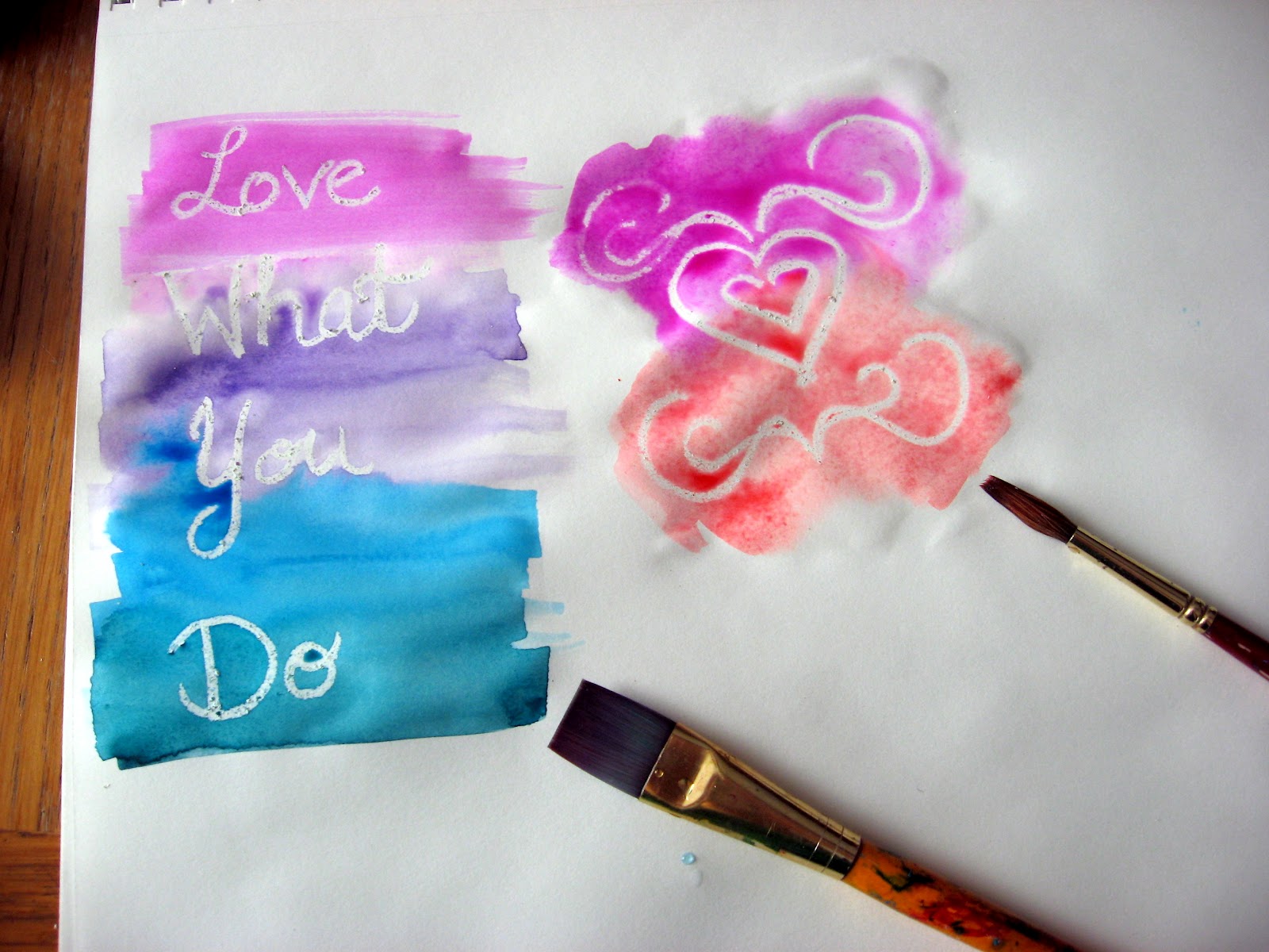 Kara Paints: Watercolor workshop: Wet in wet techniques part two AND ...