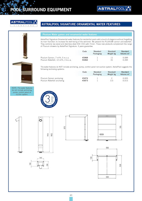 Astral Pool Catalogue 2019: POOL SURROUND EQUIPMENT
