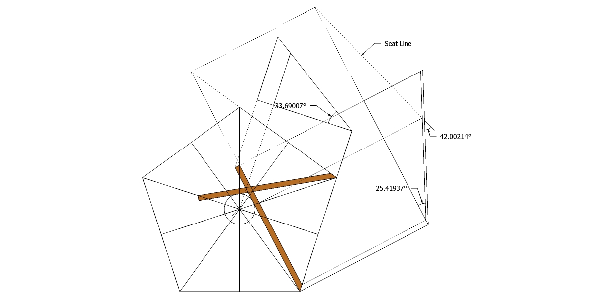 Roof Framing Geometry: The Mandala roof (reciprocal roof)