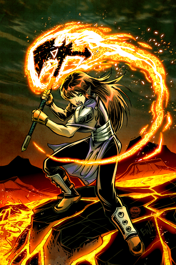 Fire Axe Wielder - Character Art Commission | EryckWebbGraphics