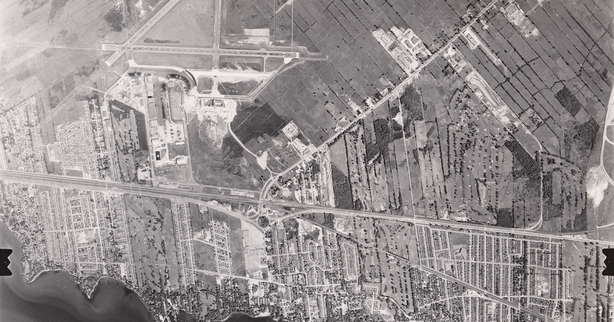 Lachine Peas: Lachine, Aerial Photograph (circa 1957-1962?) ... Likely ...
