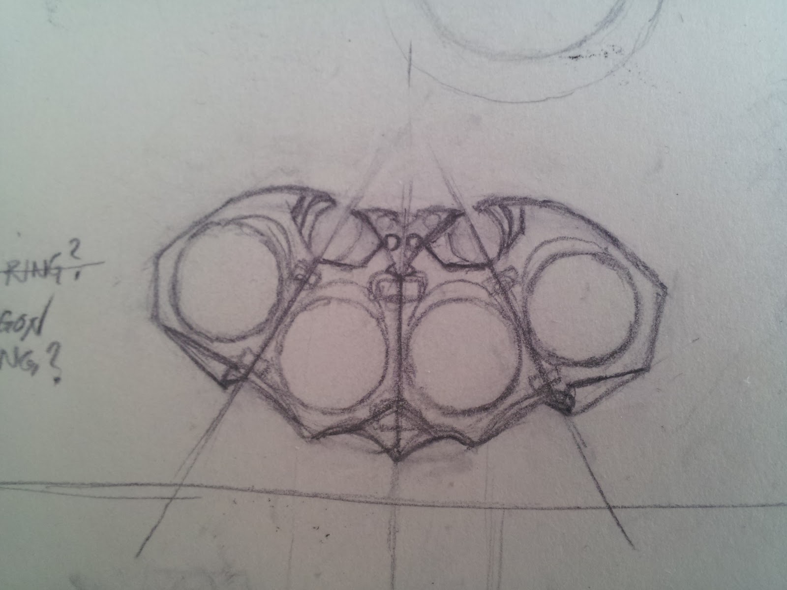 Kilroy's Attic: Path of Orion; Folding Brass Knuckle Ring