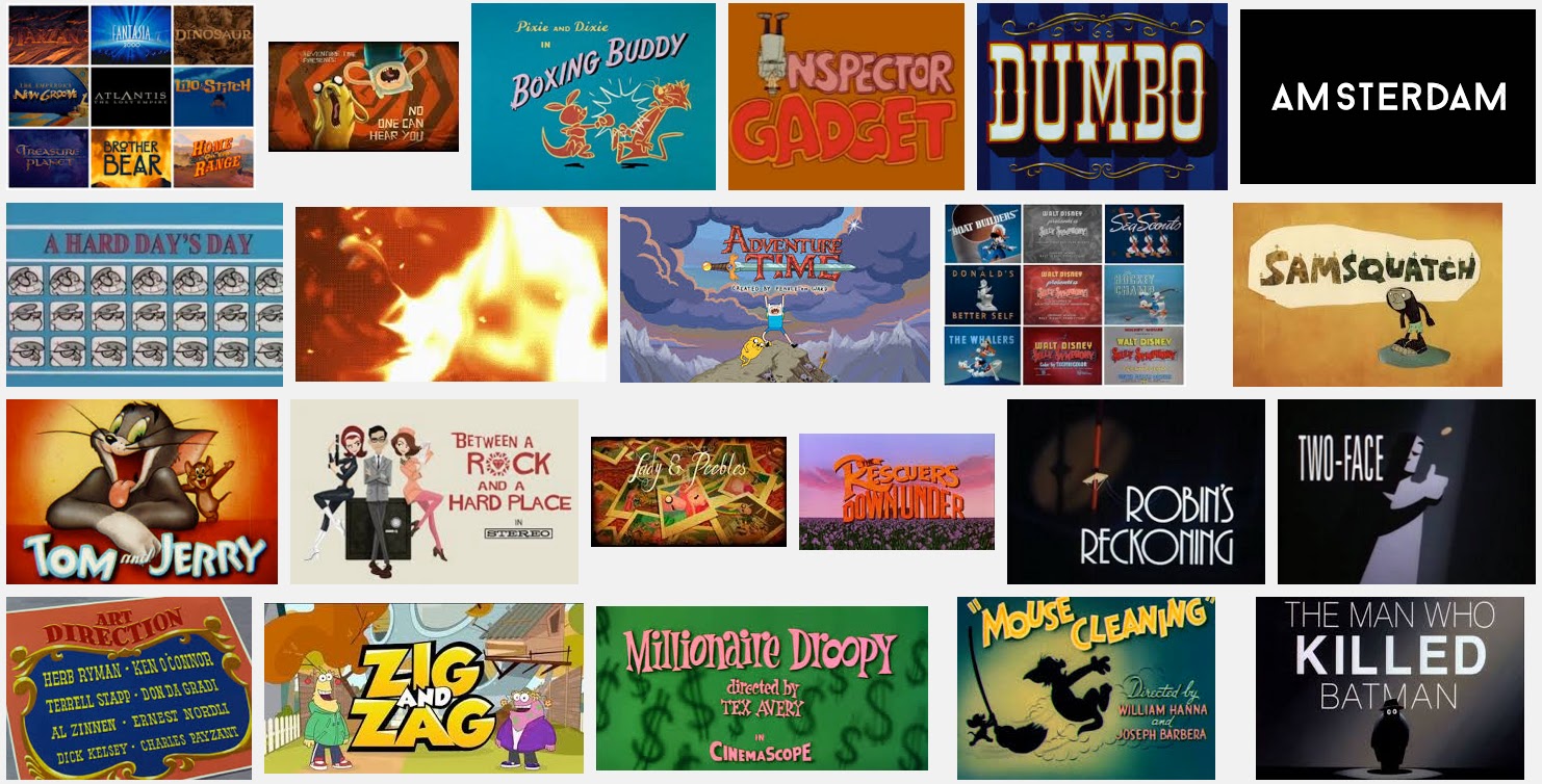 165-166: Cartoon Title Card