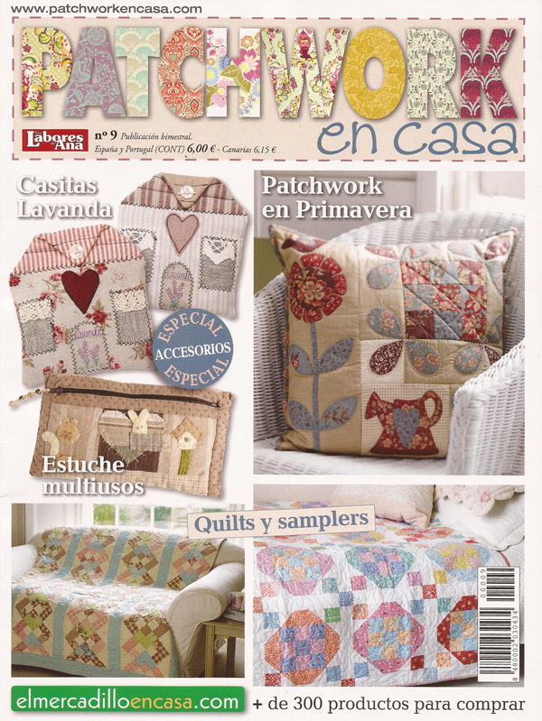 Patchwork en Casa - Patchwork with Love: Patchwork en Casa nº 9 y otras revistas