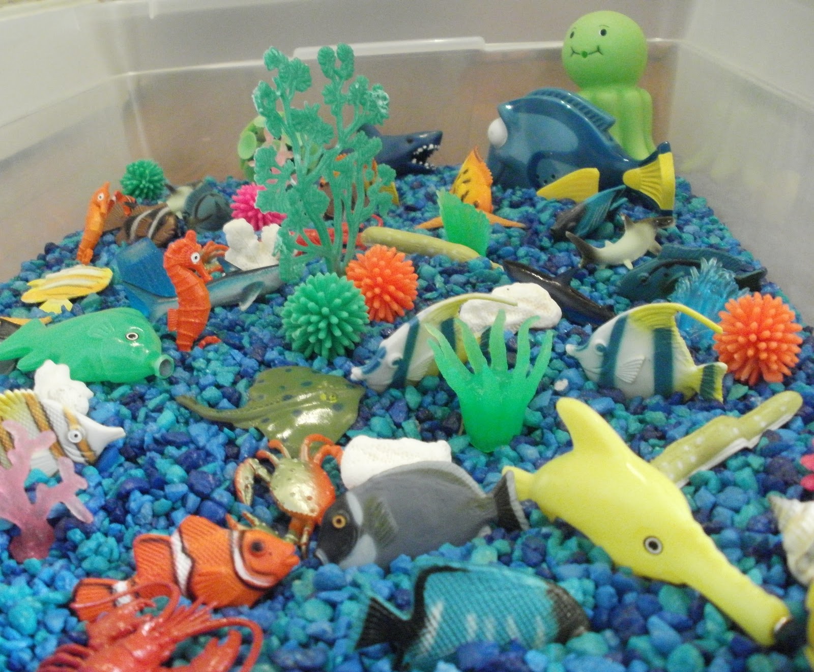 Little Stars Learning: Ocean Sensory Bin