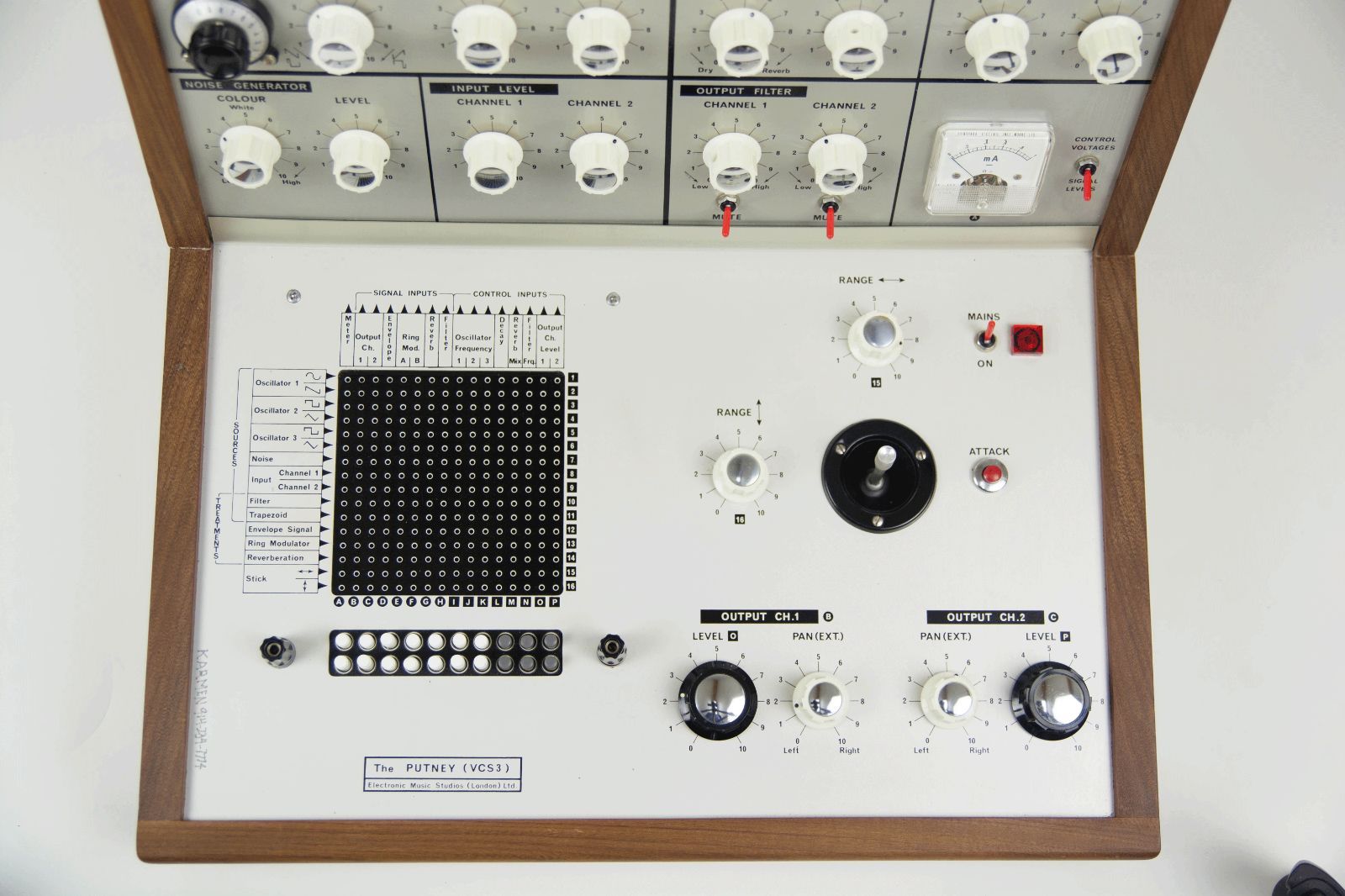 MATRIXSYNTH: EMS VCS3 PUTNEY RARE DELUXE VERSION & DK-2 KEYBOARD