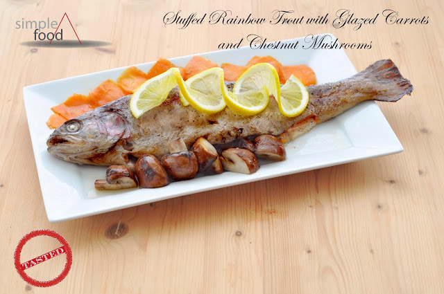 Simple Food: Stuffed Rainbow Trout with Glazed Carrot Shreds and ...
