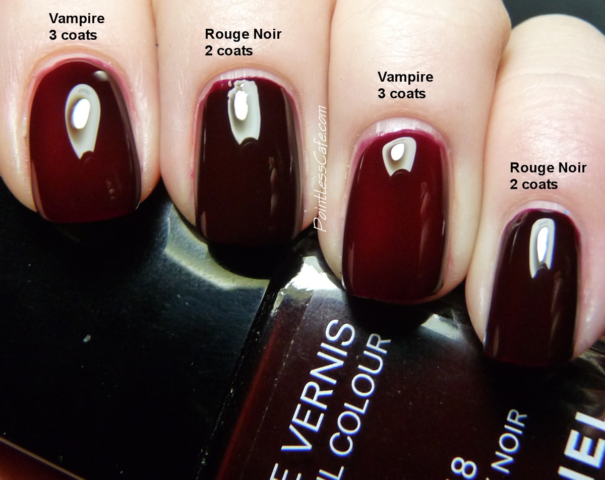 Comparison Request: Chanel Rouge Noir vs piCture pOlish Vampire ...