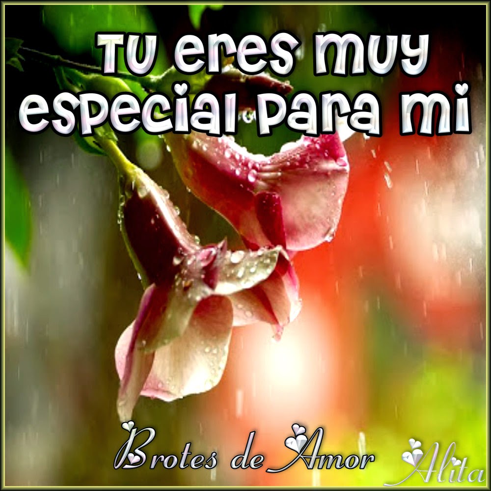Brotes de Amor: Tú eres muy especial para mi