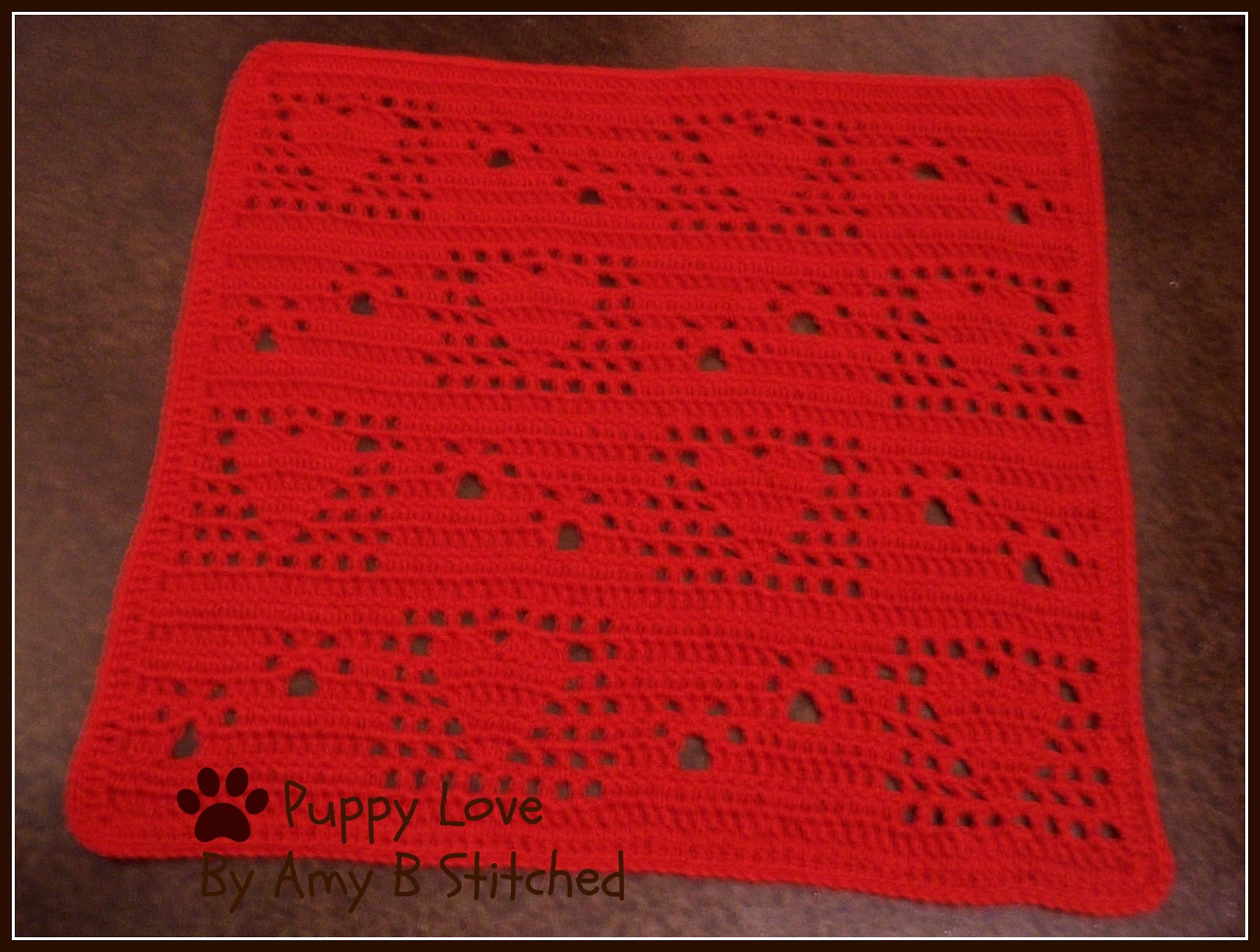 PUPPY LOVE Crochet Afghan Pattern - FREE