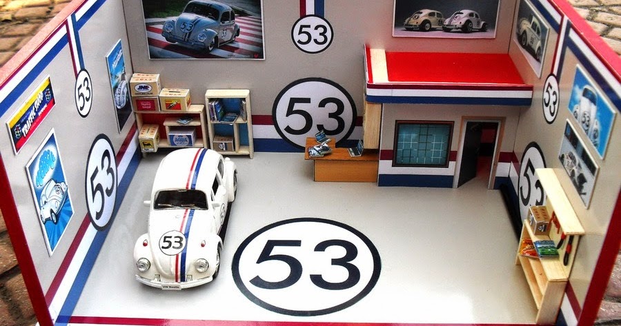 DIORAMA DIECAST: DIORAMA GARAGE DIECAST TRAFFIC SHOP