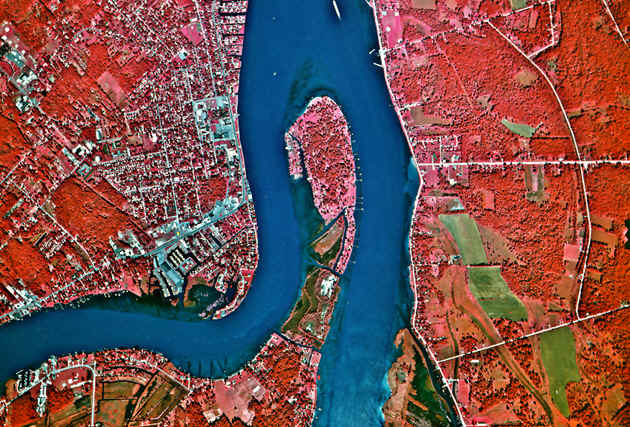 McKenna's Map Catalog: Infrared Aerial photo