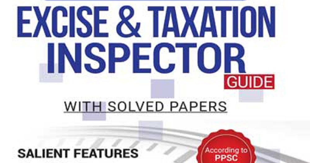 Excise And Taxation Inspectors Doger Publishers PDF Guide - EASY MCQS ...